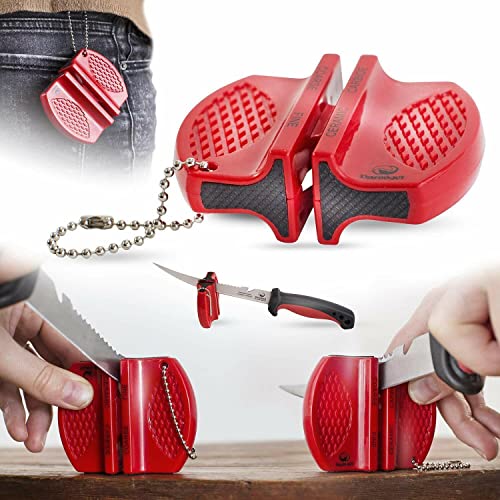 6.5 inches Fillet Knife Kit | Multifunctional Stainless Steel Fish Deboning and De-Scaling Knife with Sheath + Portable Knife Sharpener + Fish Bones Tweezers + BBQ Silicone Glazing Brush