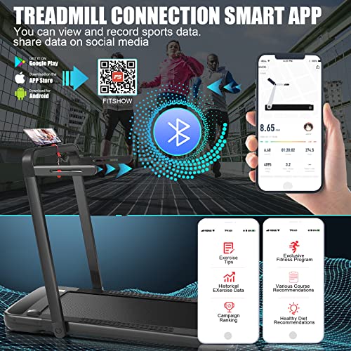 ANCHEER Treadmills,2 in 1 Folding Treadmill, Walking Pad Treadmill Under Desk for Home Office, Portable Treadmill with Remote Control, Quiet and Powerful, Installation-Free