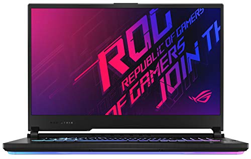 ASUS ROG Strix G17 17.3" Full HD 120Hz Gaming Notebook Computer, Intel Core i7-10750H 2.6GHz, 8GB RAM, 512GB SSD, NVIDIA GeForce GTX 1660 Ti 6GB, Windows 10 Home, Black
