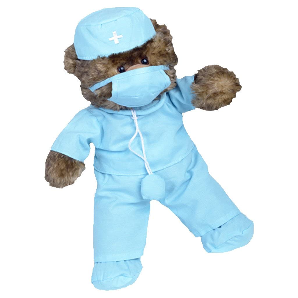 BYO-BFF Stuffed Animals Plush Toy Outfit – Doctor Scrubs Outfit 16”