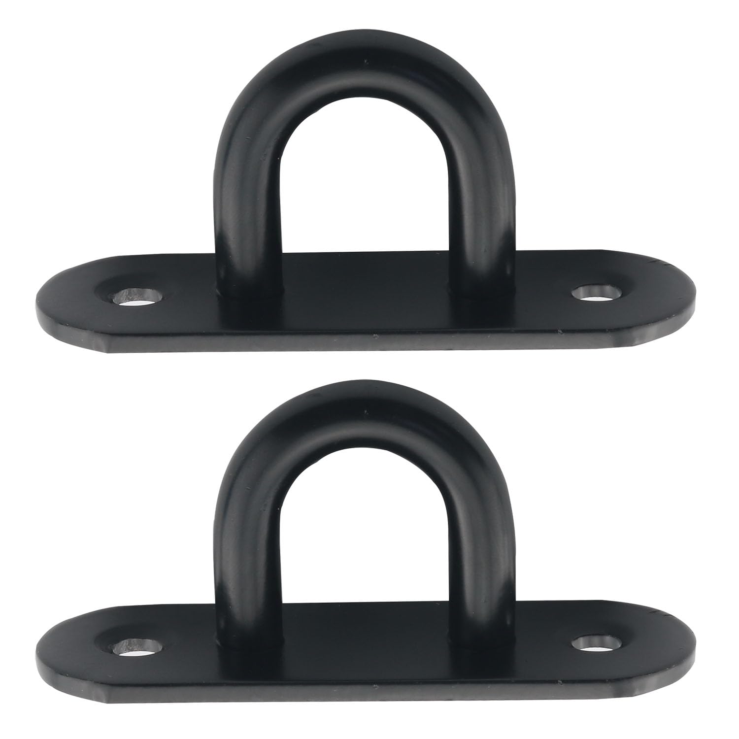 WELWIK 2PCS Stainless Steel U-Hooks Roof Ceiling Fan Hooks Thickened Sandbag Bag Hooks Fixed Hooks Load-Bearing Top Hooks Hook and Eye Pads for Ceiling Mounting Door Fixing Small