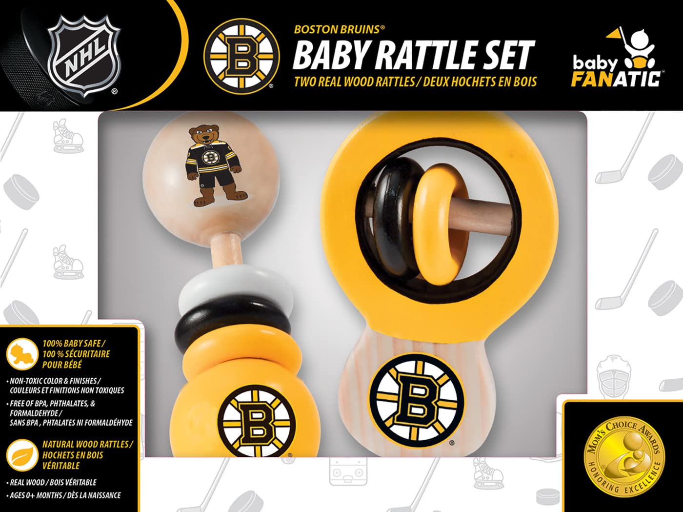 Boston Bruins Rattle 2 Pack