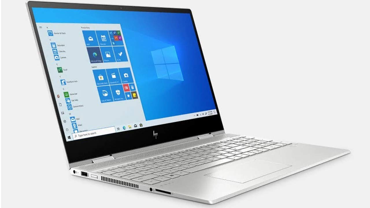 HP ENVY x360 15.6'' FHD IPS WLED-backlit Touch Convertible 2-in-1 Laptop, Intel Quad-Core i5-10210U, 8GB DDR4, 256GB PCIe SSD, Backlit KB, WiFi, BT, Fingerprint Reader, Windows 10 + 64GB Micro SD Card