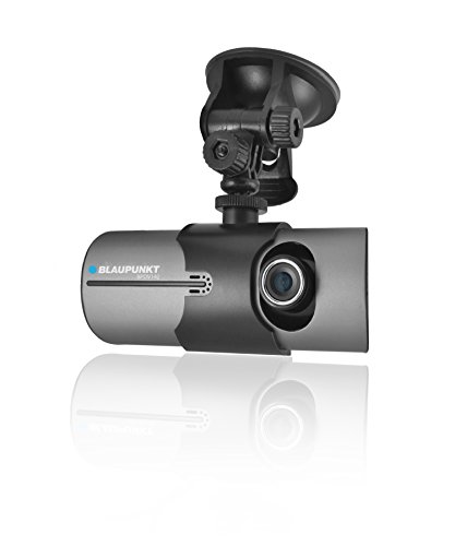 Blaupunkt - Dual Camera DashCam with GPS, 2.7" LCD Screen, Wide Angle View, Continuous Recording