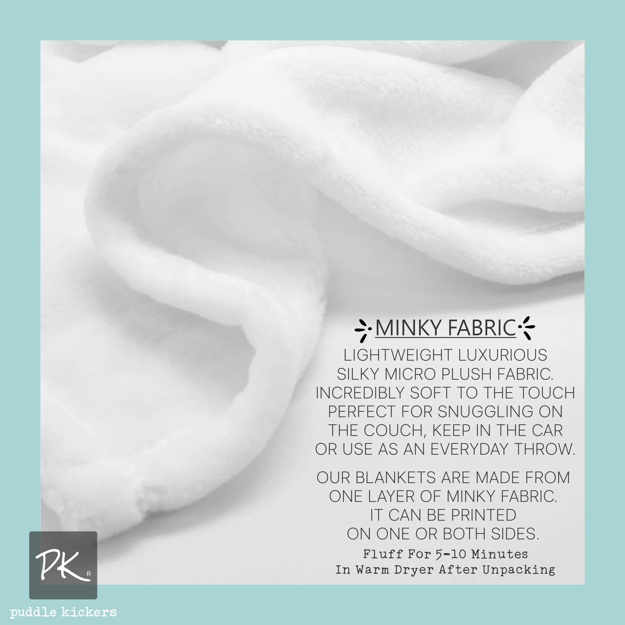 CarefreeTees Personalized Baby Name Blanket Monogrammed (Vine Monogram - Earthy 40" x 30")