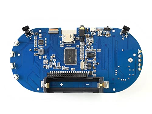 Waveshare Game HAT Compatible with Raspberry Pi 4B/A+/B+/2B/3B/3B+/Zero W/Zero WH 3.5inch IPS Screen 480×320 Resolution Onboard Speaker and Earphone Jack