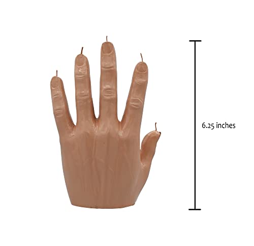 Bleeding Hand Candle Bloody Palm Wax Light Halloween Horror Decoration Prop