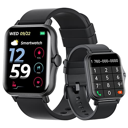 ANDFZ Smart Watch(Receive & Dial), 2023 Newest 1.85" TFT HD Full Touch Screen, Smart Watch for Women Men,SmartWatchs with Fitness Tracker/Call/Text/AI Voice Assistant