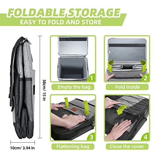 Cooler Bag 60 cans Large Size Collapsible Cooler Insulated Soft Cooler Portable Cooler Bag Large Lunch Cooler for Picnic, Beach, Work, Trip Camping Hiking BBQ Summer Beach Travel Outdoor Activities