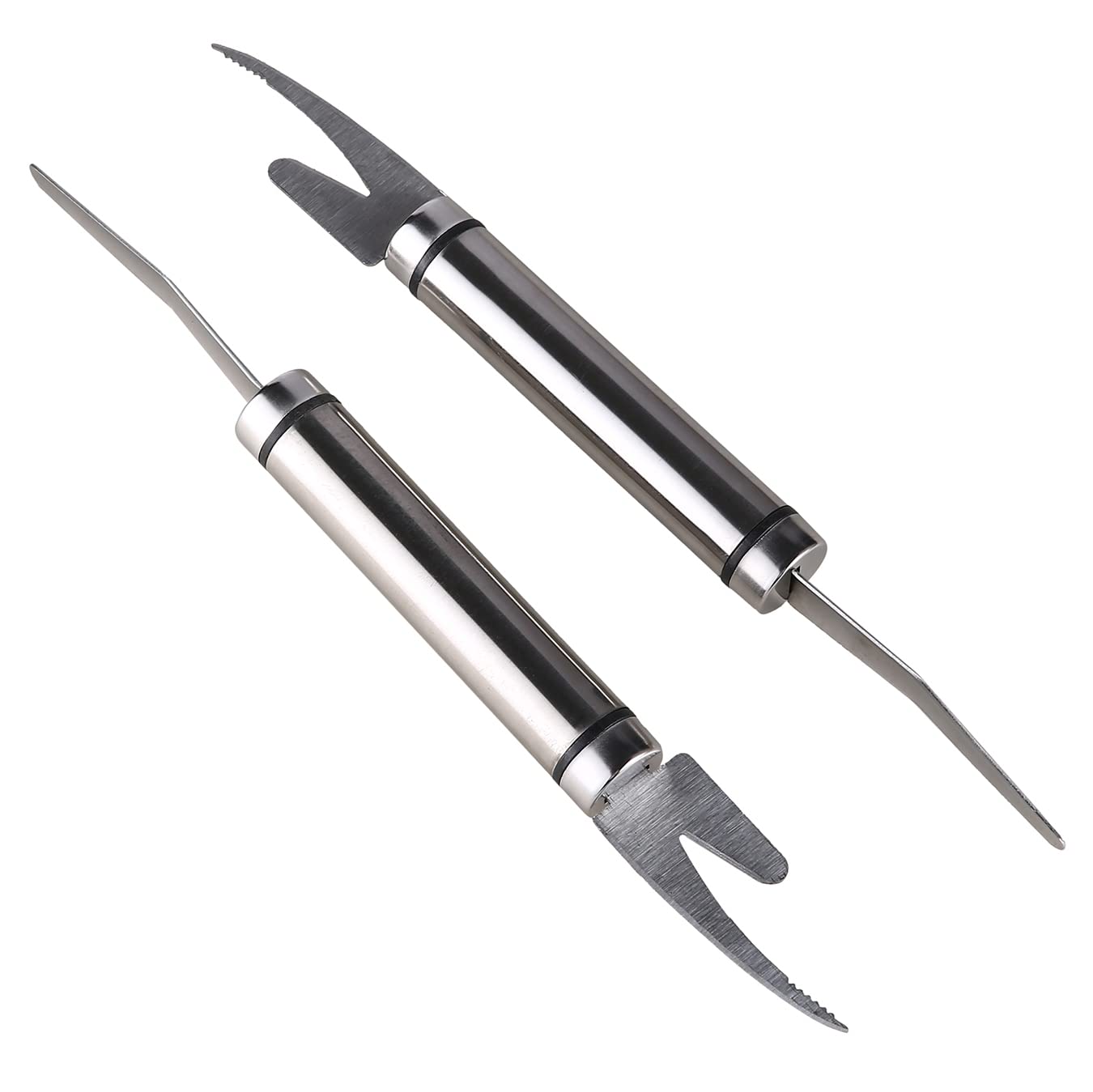 3Pcs 5 in 1 Multifunctional Shrimp Line Fish Maw Knife, Multipurpose Shrimp Peeler, Stainless Steel Shrimp Deveiner Tool, Fish Scale Knife for Home Kitchen