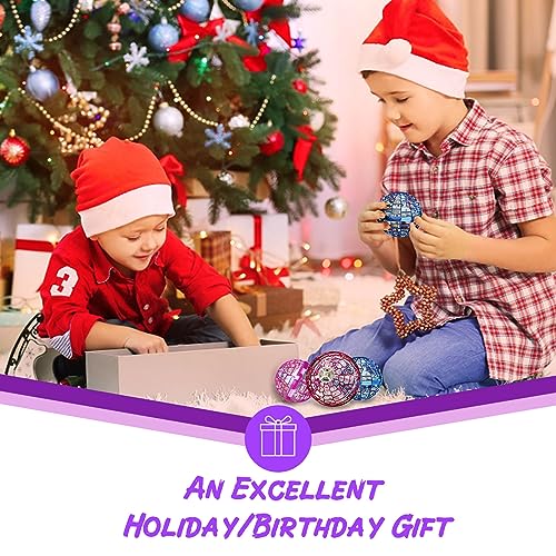 ATHLERIA Pro Hand Operated Drone with Magic Controller for Kids Adults - Hand Controlled Helicopter Flying Ball with 360° Rotating and RGB Lights - Mini Drone Interactive Toys Indoor Outdoor