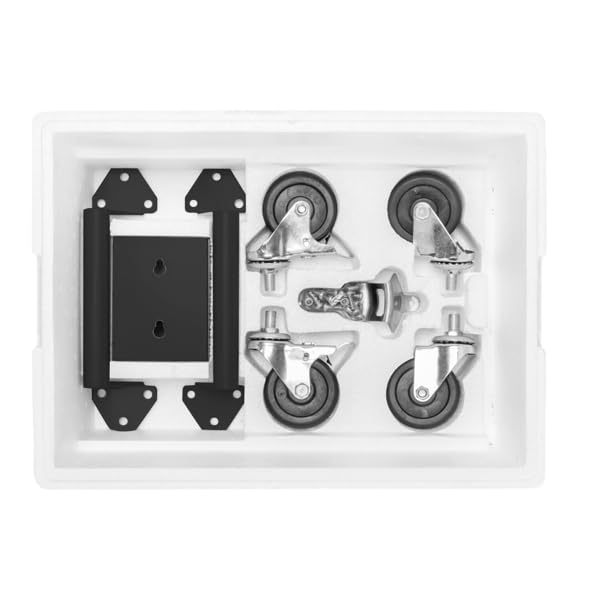 80Qt Box Black Square Foot Tube With Drain Pipe Freezer Incubator (Black)