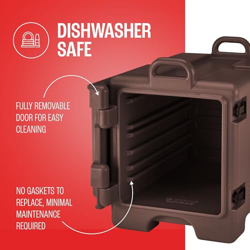 CAMBRO Insulated Food Pan Carrier - Hotbox for Catering & Transport - UPC300 Series (Brown)