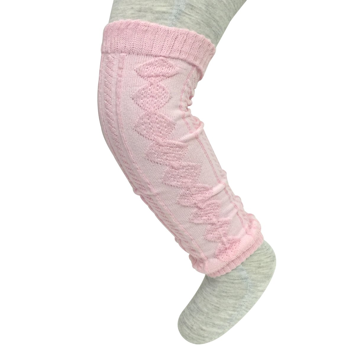 Bowbear 3 Pair Little Girls Cable Knit Argyle Leg Warmers
