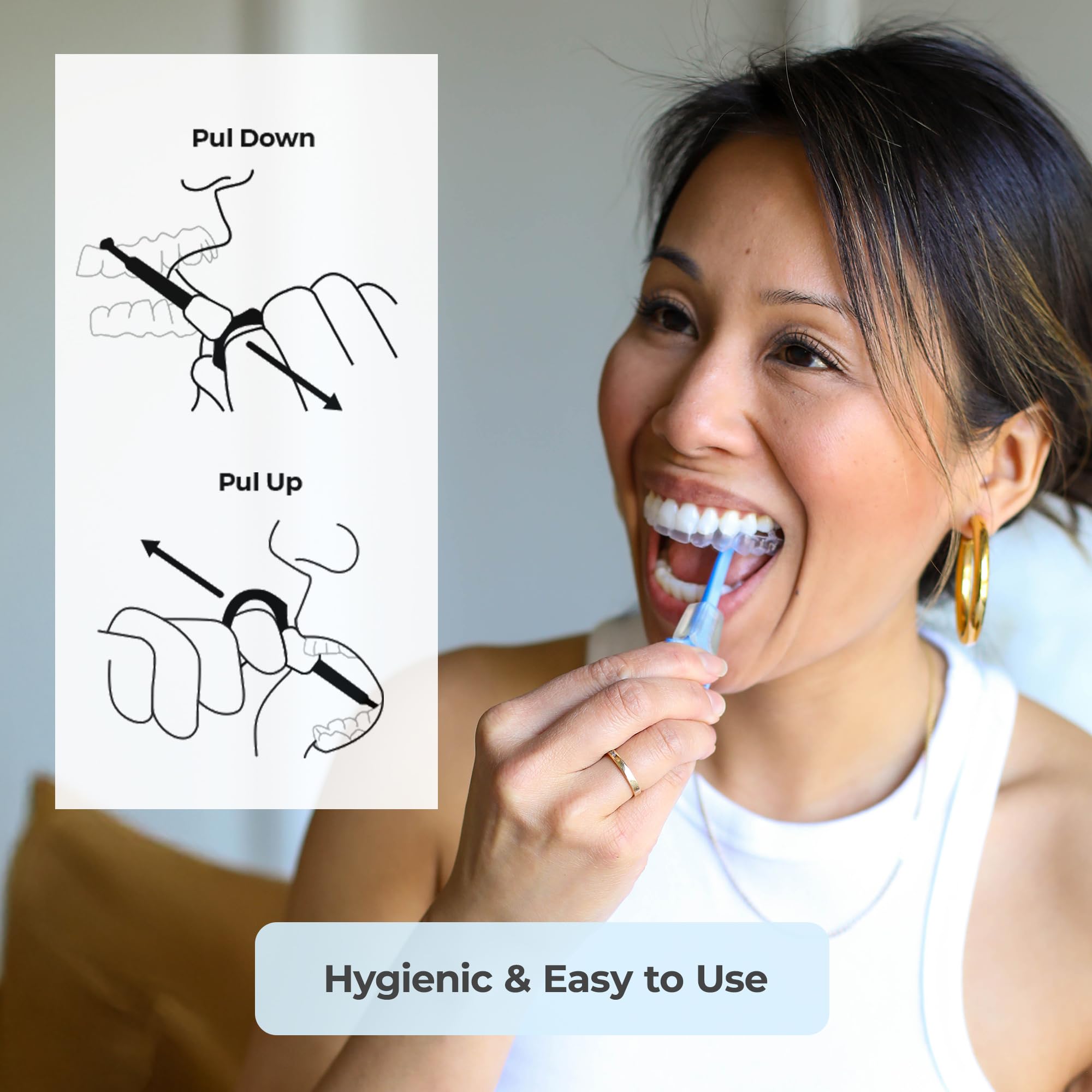 PUL 2-in-1 Aligner Seating Chewie & Removal Tool — Compatible with Invisalign, Removable Braces, Retainers & Trays – Easy-to-Use Remover & Chew, Dental & Oral Care – Pink, Orange, Blue (Pack of 3)