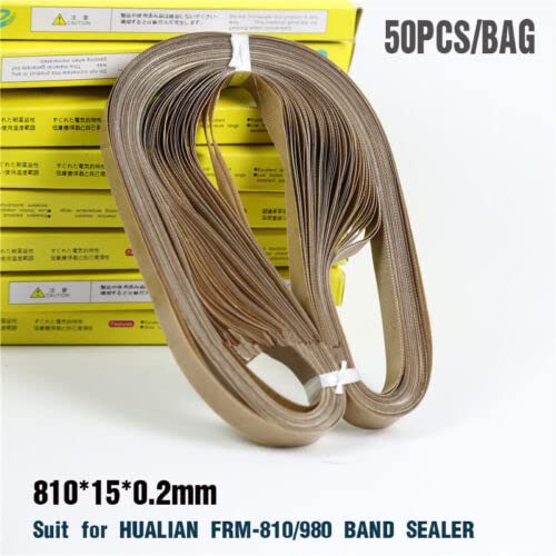810 * 15 * 0.2mm HUALIAN FRM-810/980 continous Band Sealer Straps PTFE Belt 50pc