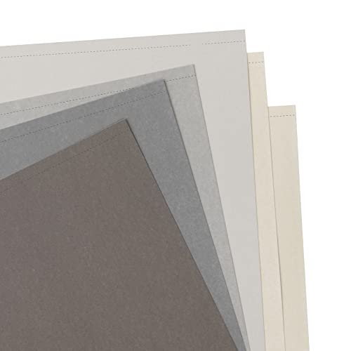Colorbok - 71880A Smooth Cardstock Paper Pad, 12" x 12", Gray Promenage