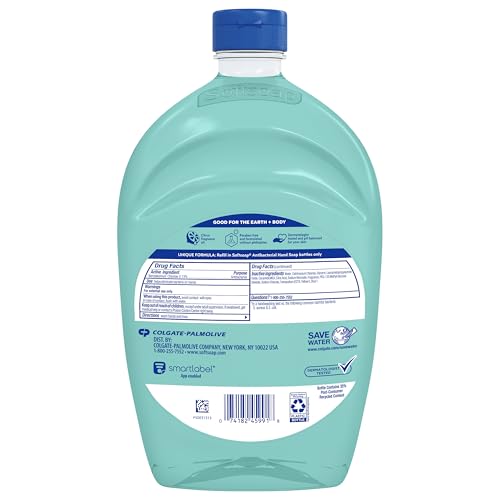 Softsoap - US05266A SOFTSOAP Antibacterial Liquid Hand Soap Refill, Fresh Citrus, 50 Ounce Bottle, Bathroom Soap, Bulk Soap, Moisturizing Antibacterial Hand Soap (Pack of 6)
