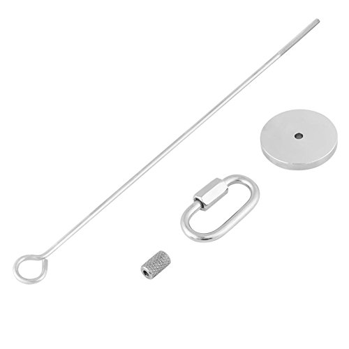 Parrot Fruit Holder, Stainless Steel Bird & Small Animals Stainless Steel Fruit Vegetable Holder Foraging Toy Bird Treat Skewer(#2)