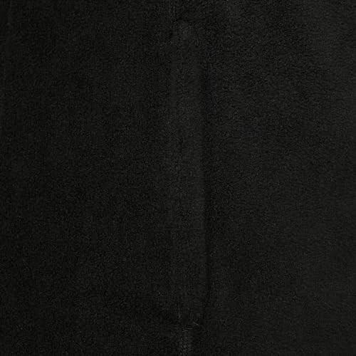 Amazon Essentials Men's Full-Zip Polar Fleece Jacket (Available in Big & Tall), Black, Large