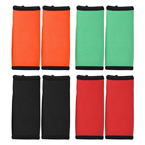 2pcs Anti-Skid Boat Paddle Grips Mini Portable Kayak Canoe Paddle Grips Neoprene Paddle Cover Kayak Accessories (Color : Black)