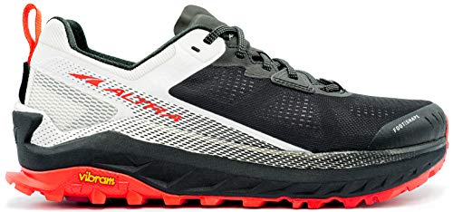 ALTRA Men's AL0A4VQM Olympus 4 Trail Running Shoe, Black/White - 8.5 M US