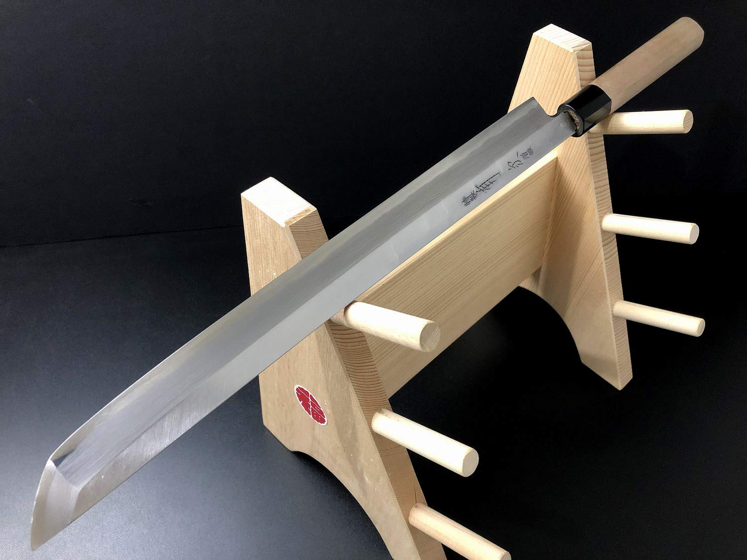 Japanese Chef's Knife ARITSUGU Sakimaru Takobiki Blue Steel Sashimi 330mm 12.99" Scabbard