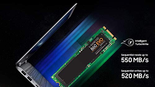 SAMSUNG 860 EVO SSD 1TB - M.2 SATA Internal Solid State Drive with V-NAND Technology (MZ-N6E1T0BW)
