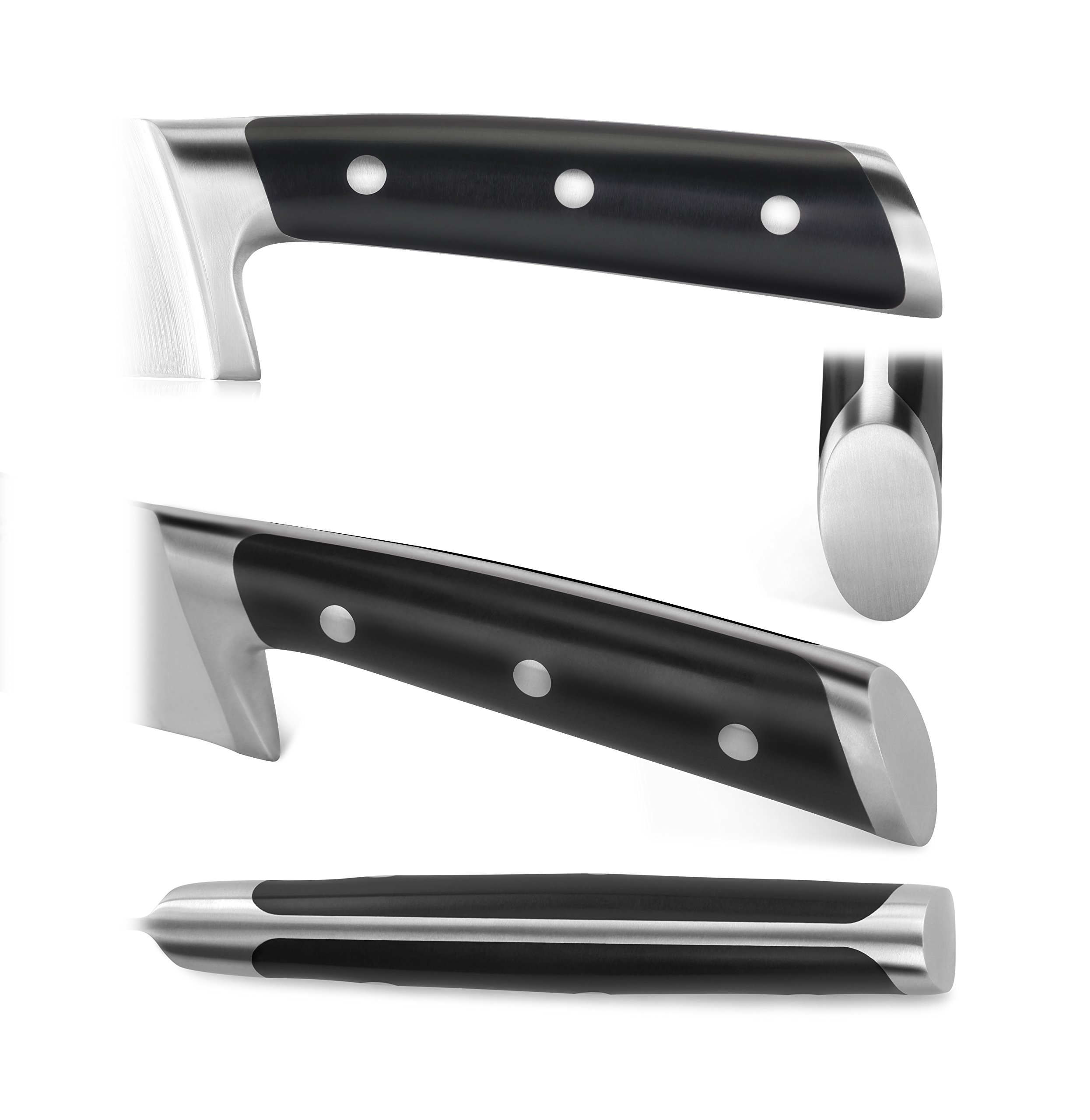 Cangshan TS Series 1020564 Swedish 14C28N Steel Forged 8-Inch Chef Knife and Wood Sheath Set
