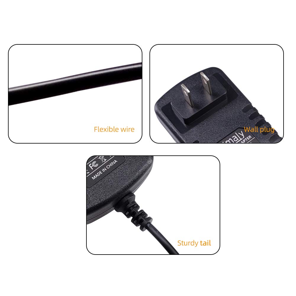 YLYLXIMA 15V 2A Power Supply 15V 2A Adapter, AC 100-240V to DC 15V 2A Wall Charger 5.5mm X 2.5mm US Wall Plug Switching Power for LED Strip, Audio and Video Equipment.
