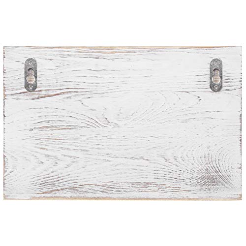 MyGift Whitewashed Wood Wall Mounted Paper Towel Holder for Bathroom, Tri Fold, Multifold, C Fold, Z Fold Disposable Hand Towel Dispenser Guest Restroom
