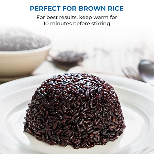 Buffalo Classic Rice Cooker with Clad Stainless Steel Inner Pot (10 cups) - Electric Rice Cooker for White/Brown Rice, Grain - Easy-to-clean, Non-Toxic & Non-Stick, Auto Warmer