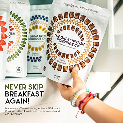 THE GREAT BRITISH PORRIDGE CO Blueberry Banana Porridge, 385 GR
