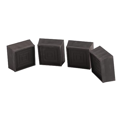 Biitfuu Furniture Riser Furniture Pad Bed Foot Booster Pad Lift Foot Pad Square TPU for Mute Waterproof Raisers Bed Risers