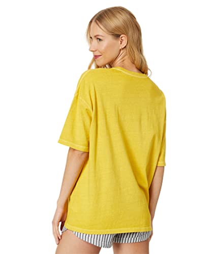 Billabong Women's Short Sleeve Graphic T-Shirt, Honeybee Hello Sunshine, Medium