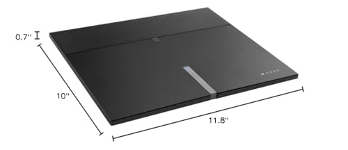 One for All 16472 HDTV 1080p Amplified Indoor TV Antenna 50 Mile Range with Multi Directional Reception, 8 Feet Coaxial Cable & Signal Level Indicator - Black