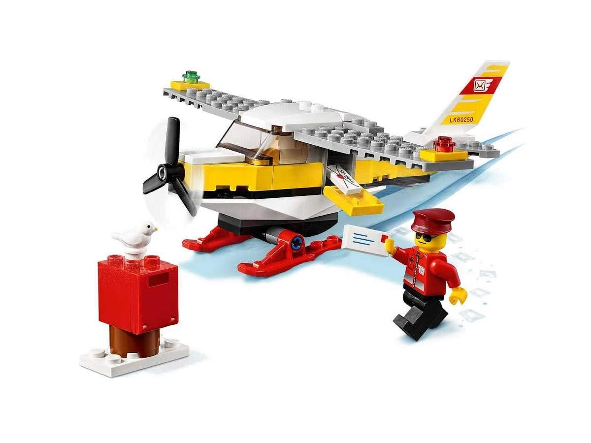 LEGO City Mail Plane 60250 Pretend-Play Toy, Fun Building Set for Kids (74 Pieces)