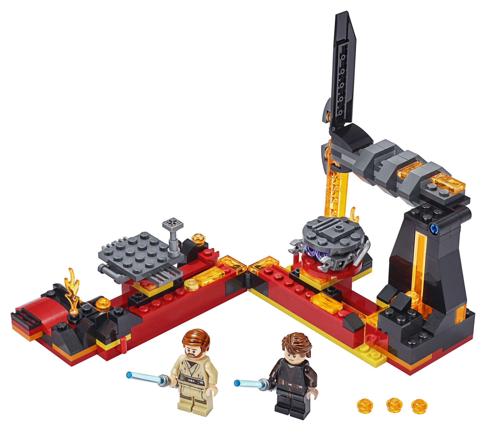 LEGO Star Wars: Revenge of The Sith Duel on Mustafar 75269 Anakin Skywalker vs. OBI-Wan Kenobi Building Kit (208 Pieces)