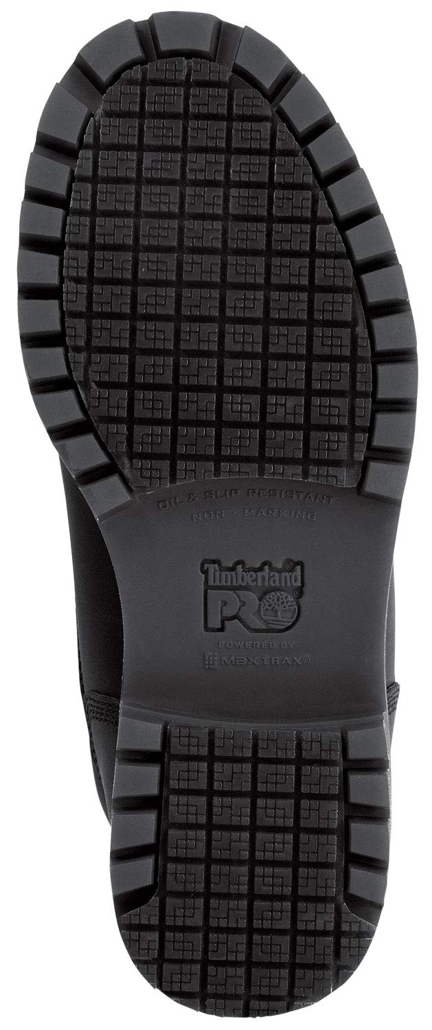 Timberland PRO 6IN Direct Attach Men's, Black, Soft Toe, EH, WP/Insulated, MaxTRAX Slip-Resistant Work Boot (11.5 M)