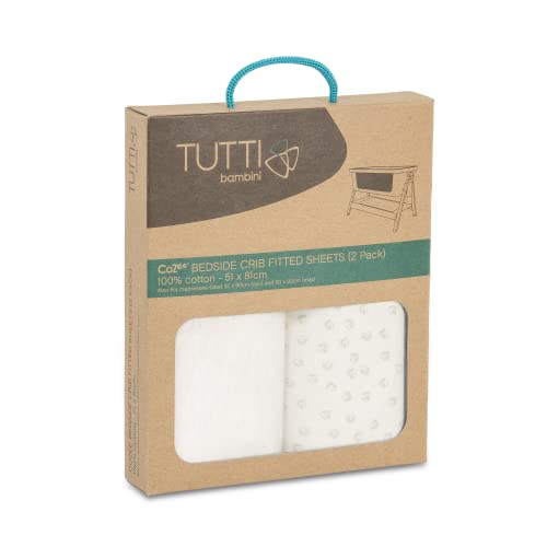 CoZee Fitted Sheets (2 Pack) - Neutral/Pebble