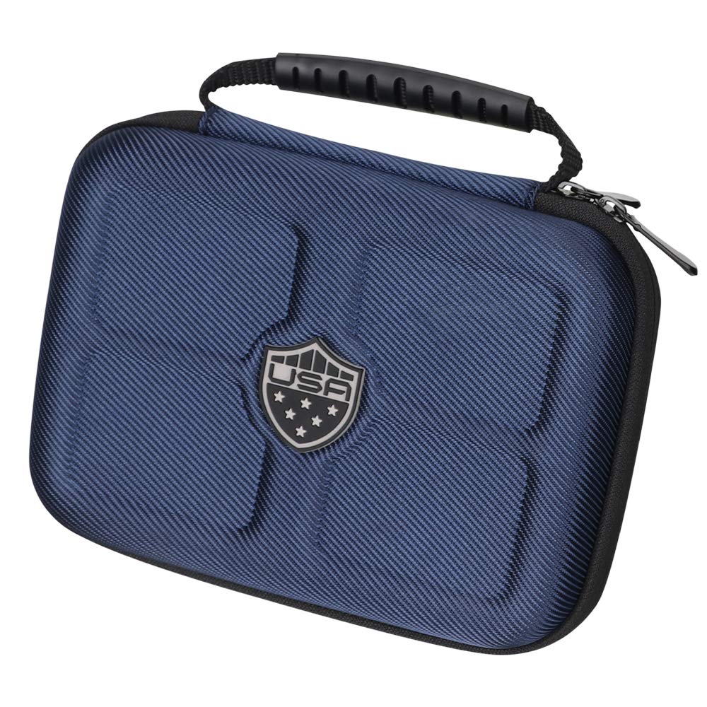 LZFAN Swing Caddie sc300i Golf Launch Monitor Case 7.9 x 5.7 x 2.1 in Travel Case Compatible for Remote, USB Cable & Accessories