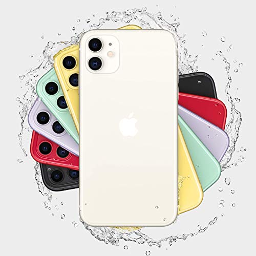 Apple iPhone 11 64GB, White - Locked Cricket Wireless (Renewed)