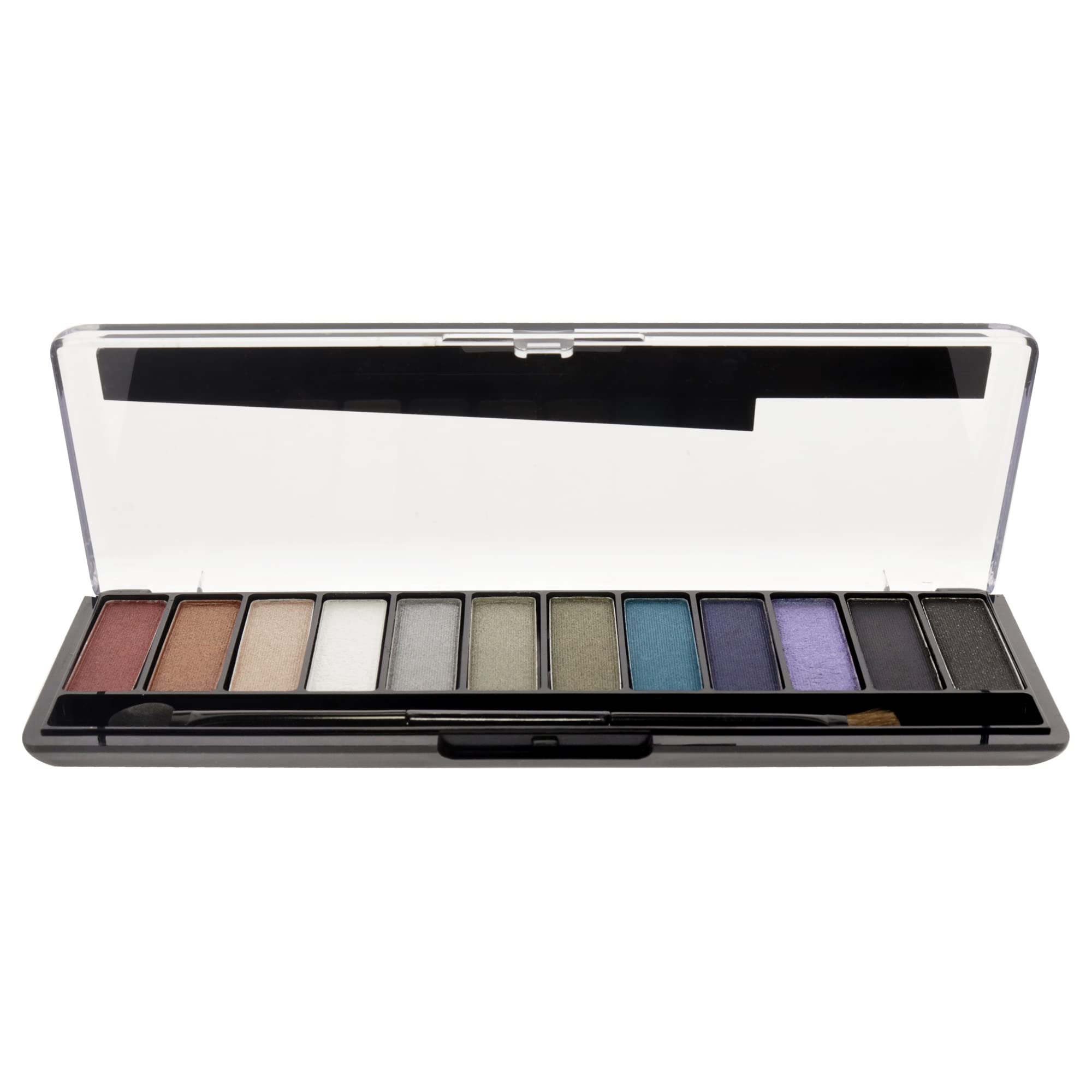 Rimmel London Magnif'Eyes Eyeshadow Palette, 12 Shades, Blendable Formula, Versatile, 006, Wow, 0.5oz