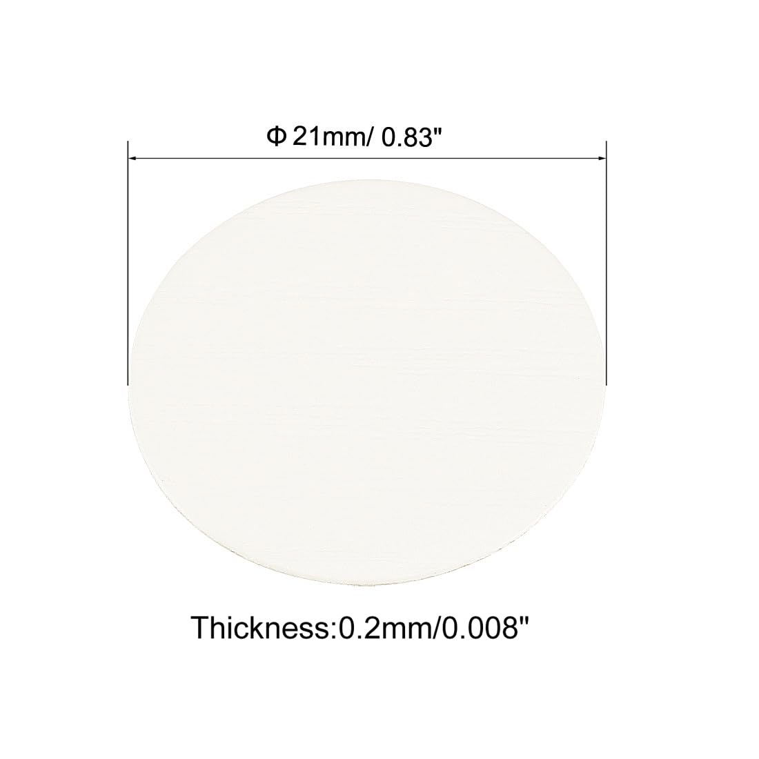 uxcell 3 Sheet/162Pcs Screw Hole Cover Stickers, 21mm Dia PVC Self Adhesive Covers Caps Dustproof for Wood Furniture Cabinet Shelf Wardrobe, Textured Warm White