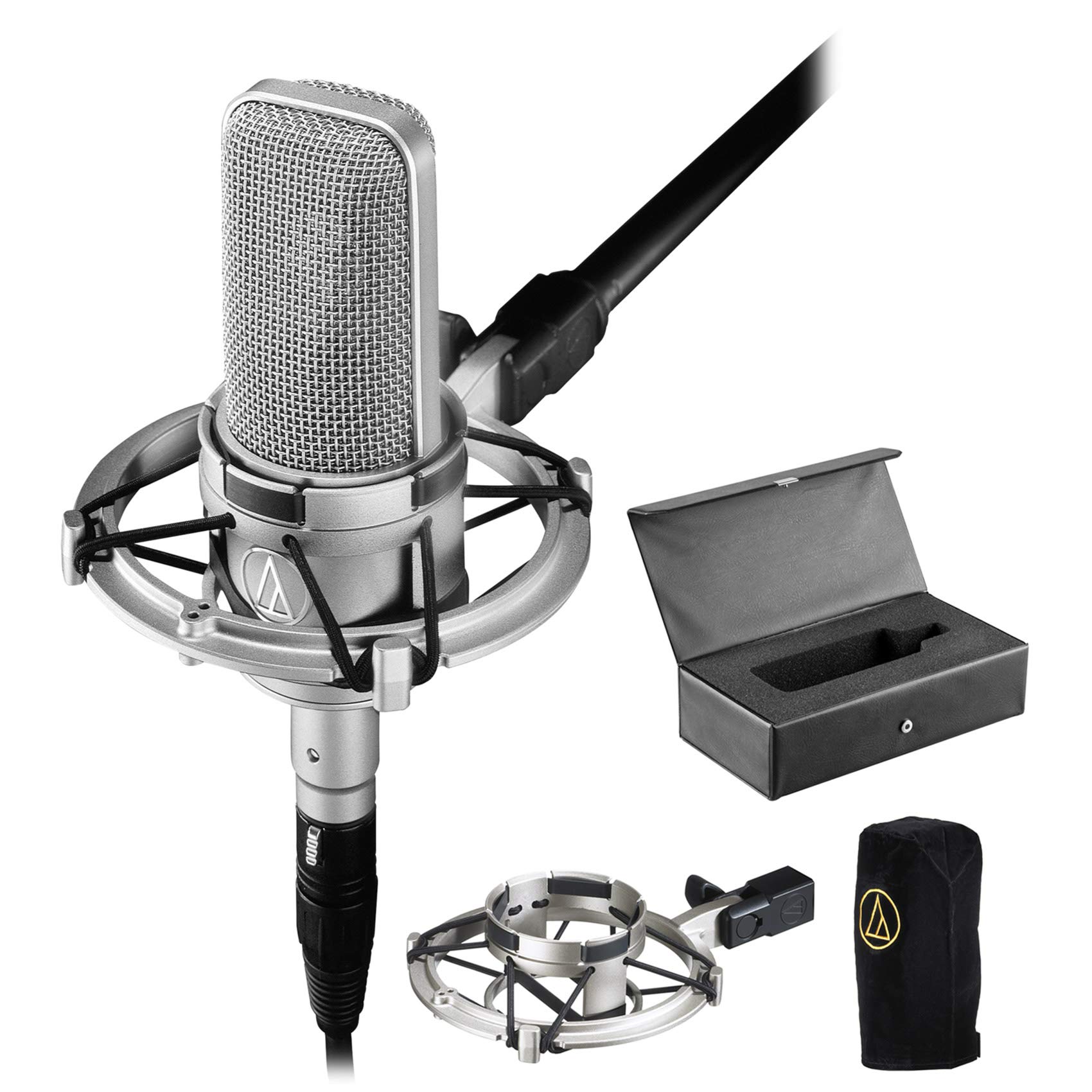 Audio-Technica AT4047/SV Cardoid Condenser Mic AT-4047 AT4047SV+Protective Case