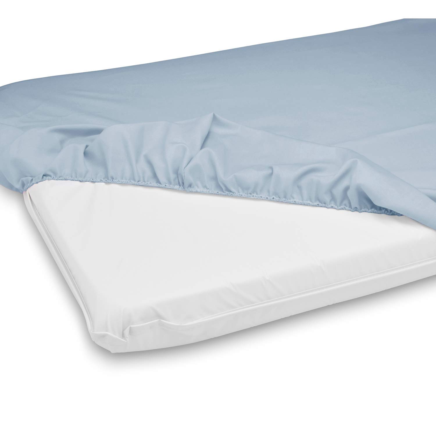 Custom Size 2" Thick Baby Mattress with Fitted Sheet - Waterproof Crib Mattress with Custom Size & Color Fitted Crib Sheet for Bassinet & Cradle