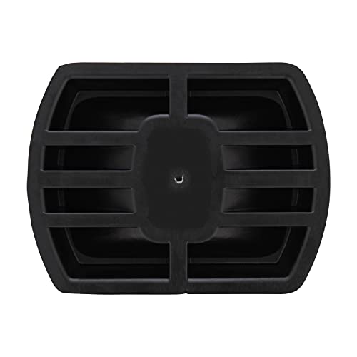 BISupply Trailer Wheel Chock for up to 6in Caster Wheel - 1pc Rubber Boat and RV Jack Block Jockey Trailer Wheel Dock
