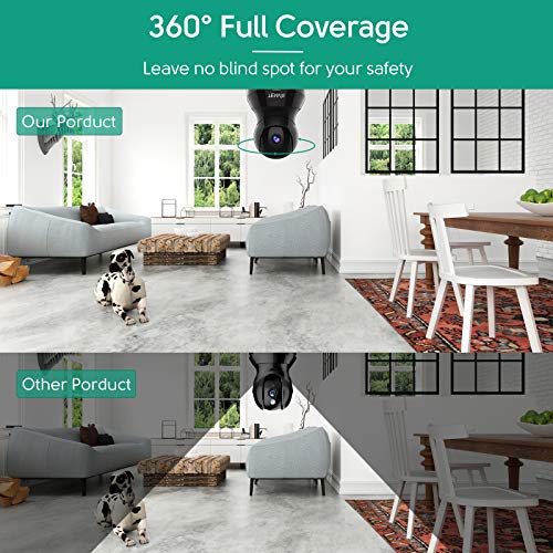 Pet Camera - TENVIS Pet Security Wireless Indoor Security Camera System w/Motion Detection, Two Way Audio, Enhanced Night Vision, Indoor Home Security Camera with MicroSD Slot, iOS/Android (2PCS)