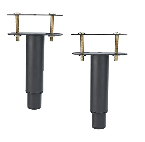 Adjustable Height Center Support Leg for Bed Frame, 5.1" to 9.5" Metal Adjustable Center Frame Slat Support Leg, Sofa Furniture Cabinet Bed Frame Support Leg for Wooden Slats and Metal Bed Frame