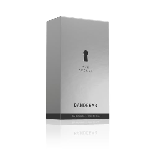 Banderas Perfumes - The Secret - Eau de Toilette for Men - Long Lasting - Elegant, Sexy and Masculine Fragance - Fruity and Leather Notes - Ideal for Day Wear